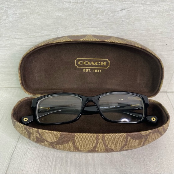 Coach | Accessories | Coach Eyeglasses Hc640 Brooklyn 5002 Black 506 135 | Poshmark
